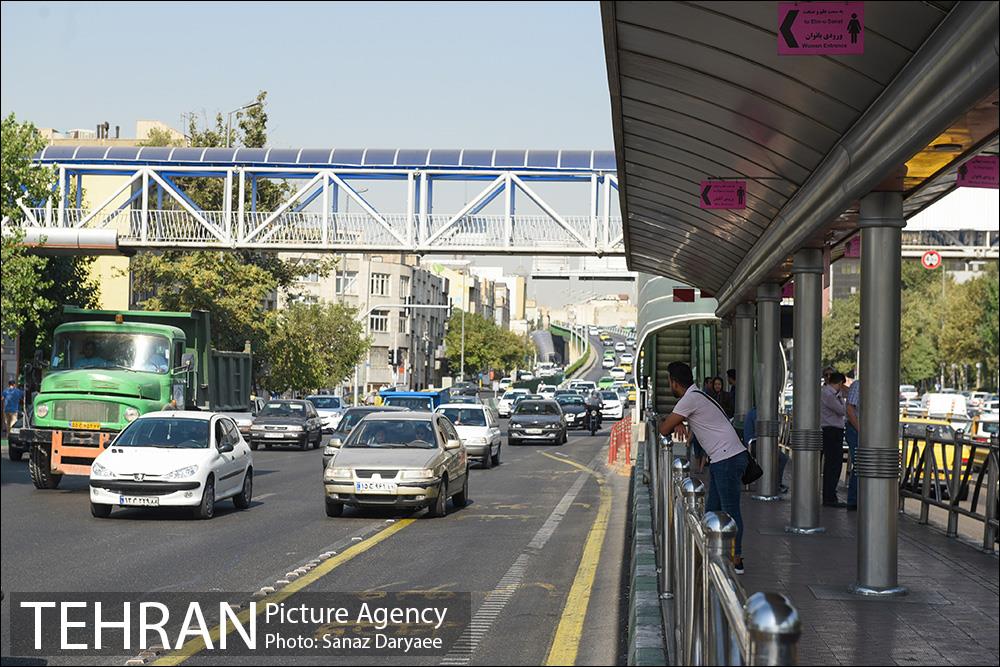 فعالیت شبانه روزی BRT تهران | آژانس عکس تهران