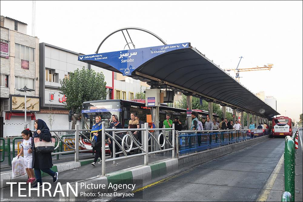 فعالیت شبانه روزی BRT تهران | آژانس عکس تهران