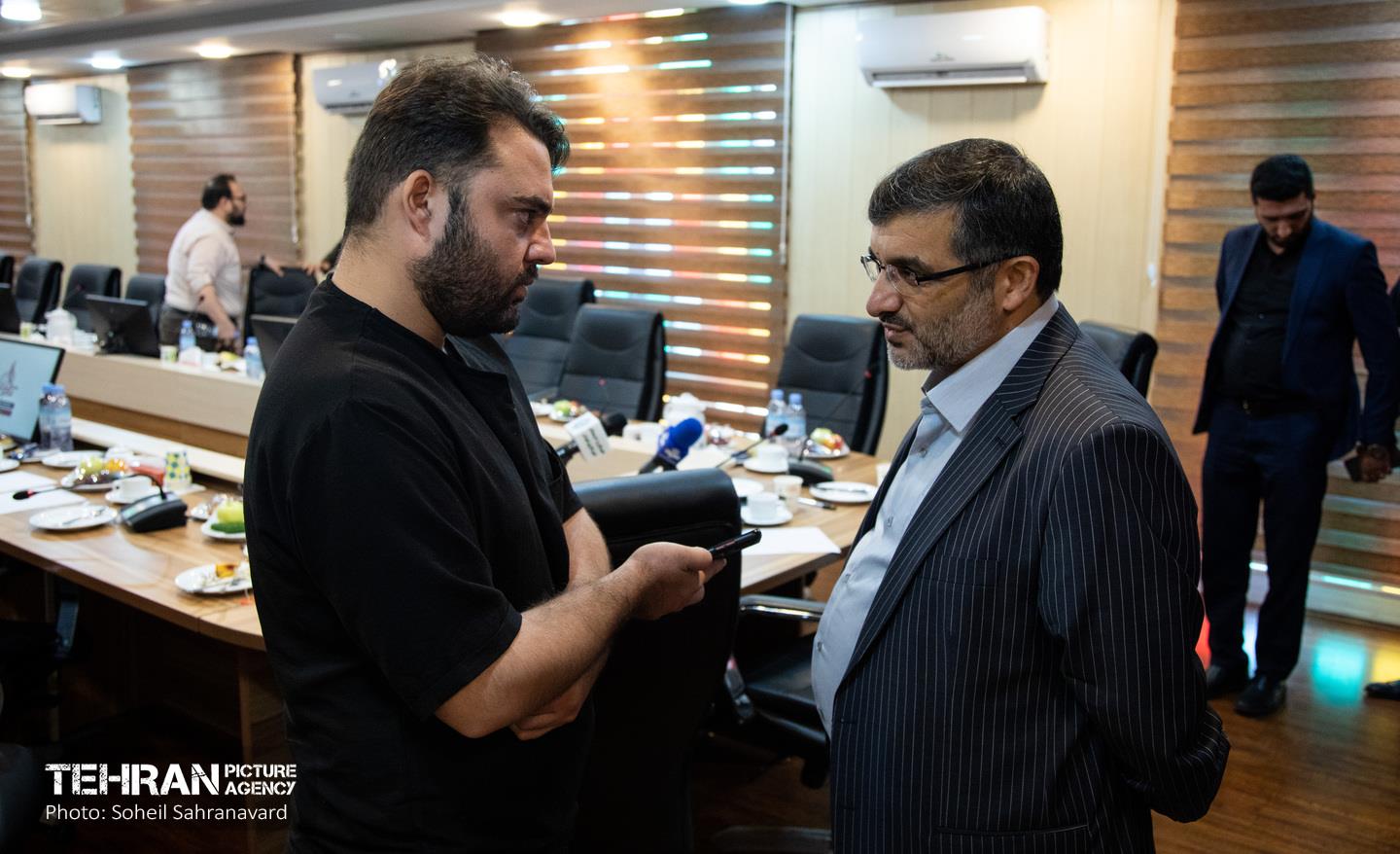 نشست خبری مدیرعامل شرکت شهربان و حریمبان شهرداری تهران آژانس عکس تهران
